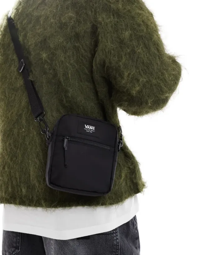 Vans - Bail Crossbody Bag, Man, Black | VN000MP6BLK1 | FOOTY.COM