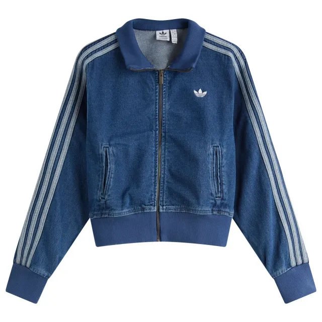 adidas Originals Women Adicolor Denim Track Top | JD2570 | FOOTY.COM