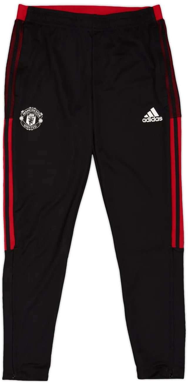 2021-22 Manchester United adidas Track Pants/Bottoms - 8/10 - (M ...