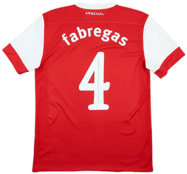 Nike 2010-11 Arsenal Home Shirt Fabregas #4 - 6/10 - (M) | ARSH10-485 ...
