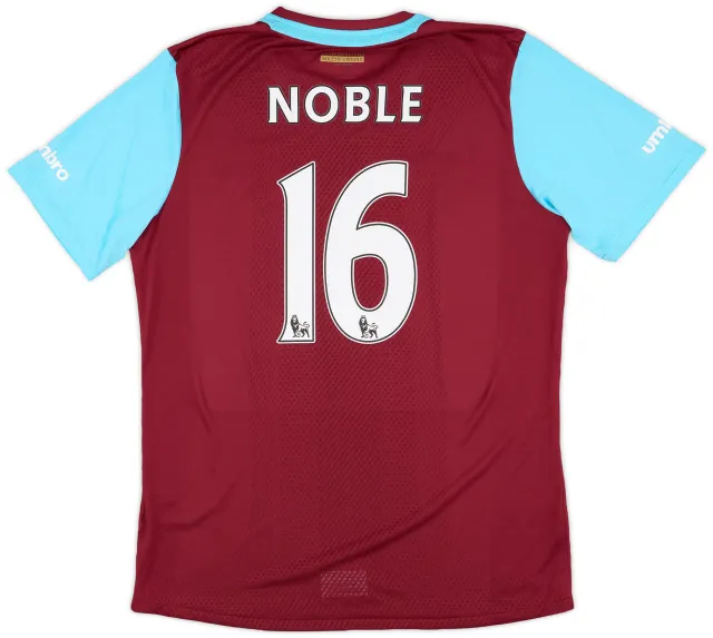 Umbro 2015-16 West Ham 'Boleyn' Home Shirt Noble #16 (L) | WHMH15185354used | FOOTY.COM