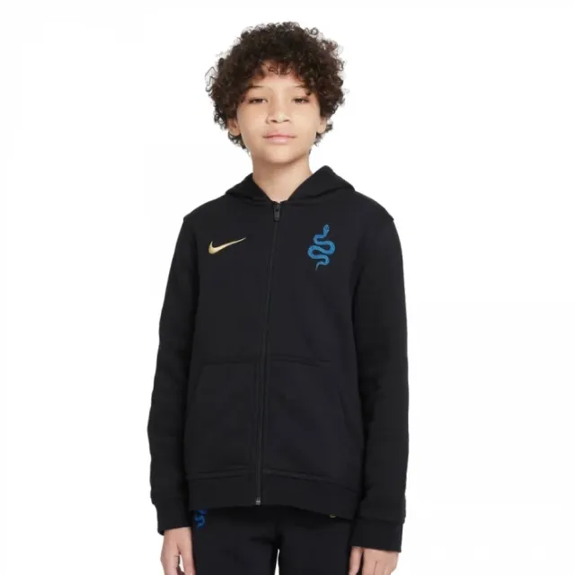 Nike - JUNIOR Inter Felpa Hoodie Nera Ufficiale 2021-22 | CZ2542-010 ...