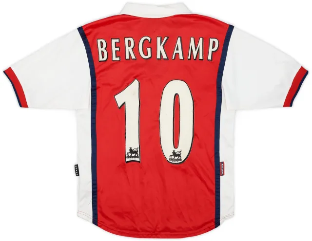 Nike 1999-00 Arsenal Home Shirt Bergkamp #10 - 6/10 - (M.Boys) | ARSH99 ...