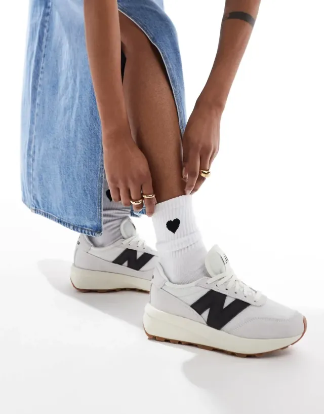 New Balance 370 Men Shoes - White | U370CA | FOOTY.COM