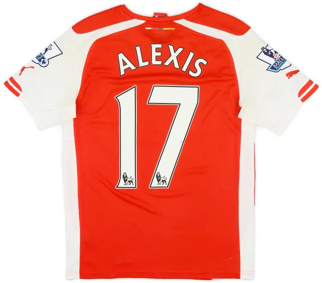 Puma 2014-15 Arsenal Home Shirt Alexis #17 - 5/10 - (S ...