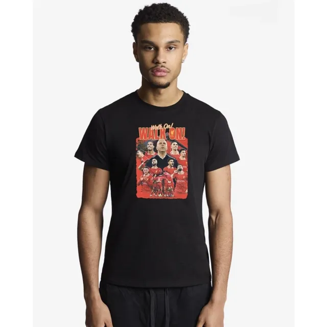 Liverpool FC LFC Adults Walk On Tee Red | DT872 | FOOTY.COM