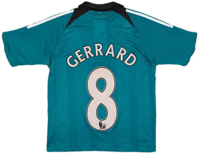adidas 2008-09 Liverpool Third Shirt Gerrard #8 - 6/10 - (M.Boys ...