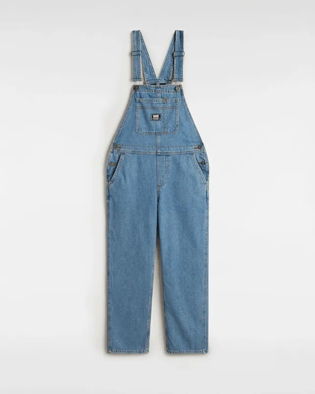 Vans - Kids Groundwork Denim Overall (8-14 Years), Blue | VN000ME8CDX ...