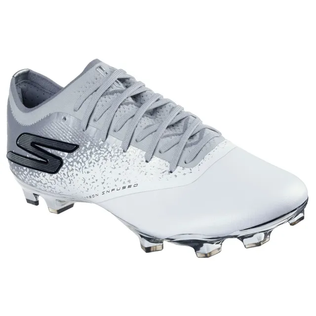 Skechers Razor 1.5 Elite FG Shoes in White/Silver | 252020 WSL | FOOTY.COM