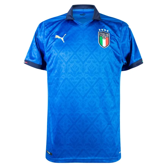 Puma Italy Mens SS Home Shirt 2020 | 756468_01 | FOOTY.COM