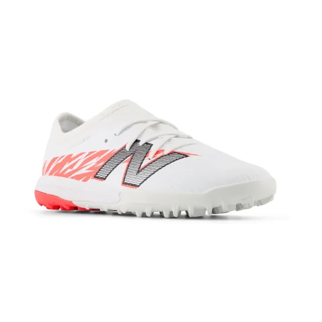 New Balance Kids' FURON TEAM JNR TF V8 in White/Red/Black/Green ...