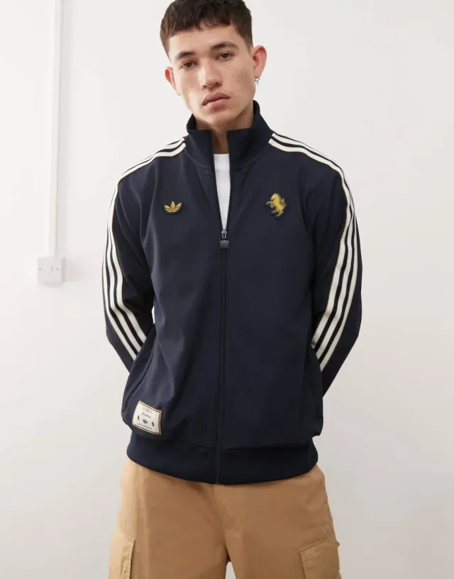 Adidas Originals Juventus Terrace Icons Track Top In Blue | JF0459 ...