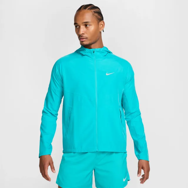 Nike Miler Running Jacket Men - Turquoise | DD4746-345 | FOOTY.COM