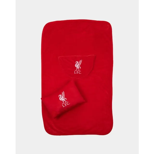 Liverpool FC LFC Kids Travel Pillow & Blanket | 68148 | FOOTY.COM