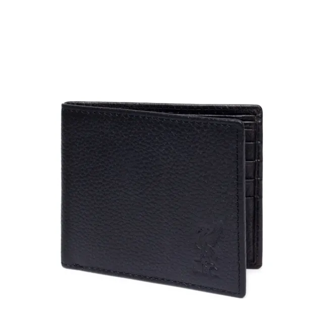 Liverpool FC LFC Black Leather Wallet | 75120 | FOOTY.COM