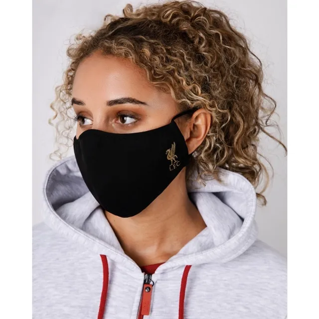 Liverpool FC LFC Adults Shaped Black Face Cover | 62617 | FOOTY.COM