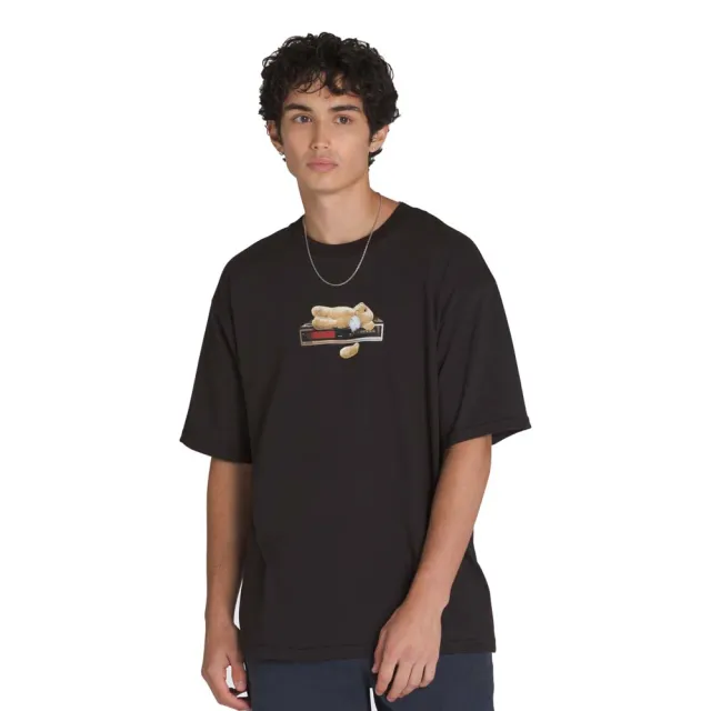 Vans - Times Up T-Shirt, Man, Black | VN000M5FBLK | FOOTY.COM