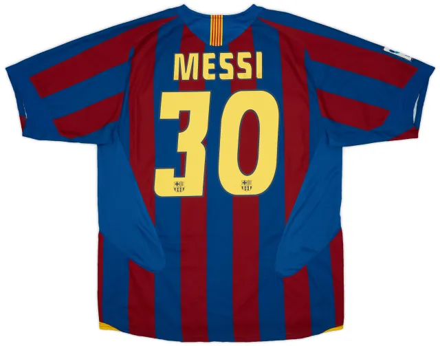 Nike 2005-06 Barcelona Home Shirt Messi #30 - 8/10 - (L) | BARH05-589 ...