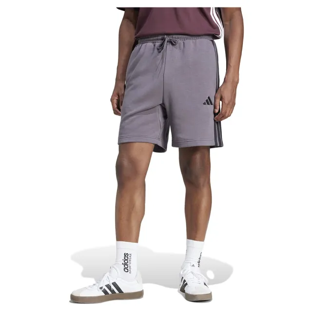 Adidas Essential 3 Stripes French Terry Shorts | JE6422 | FOOTY.COM