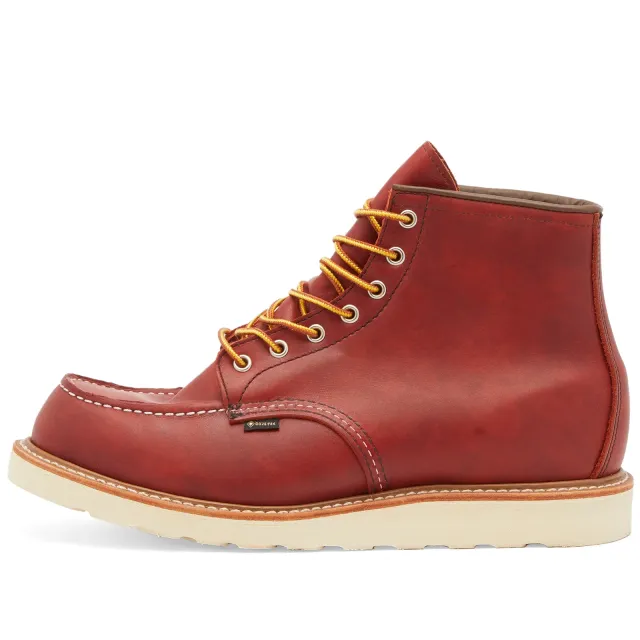 Red Wing Men's 8864 Heritage Work 6" Moc Toe Gore-Tex Boot Russet Taos ...