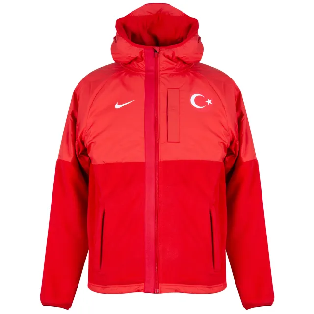 Nike Turkey Fleece AWF Jacket - Red - 2024-2025 | FQ8523-611 | FOOTY.COM