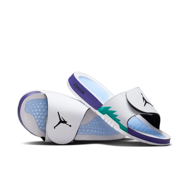 Nike Jordan Hydro 5 Retro Men's Slides - White | 555501-103 | FOOTY.COM