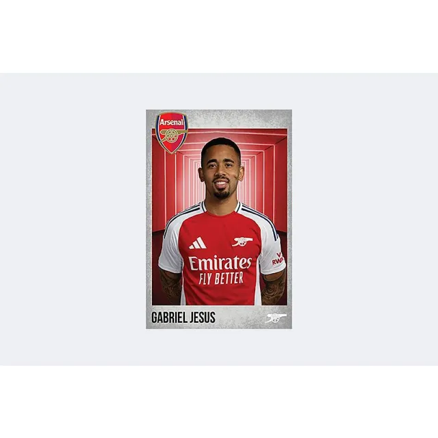 Arsenal 2024/25 G. Jesus Headshot, Multicolor | N06833 | FOOTY.COM
