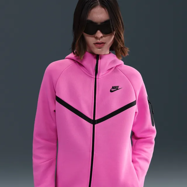 Nike Sportswear Tech Fleece Windrunner Women's Full-Zip Hoodie - Pink ...