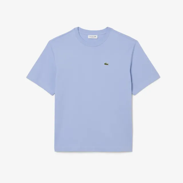 Lacoste Relaxed Fit Soft Cotton T-shirt - Purple | TF7215-5QD | FOOTY.COM