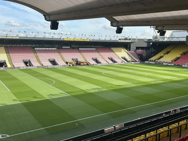 Watford FC Hospitality Gift Voucher for the 25/26 Season Sky Lounge Row ...